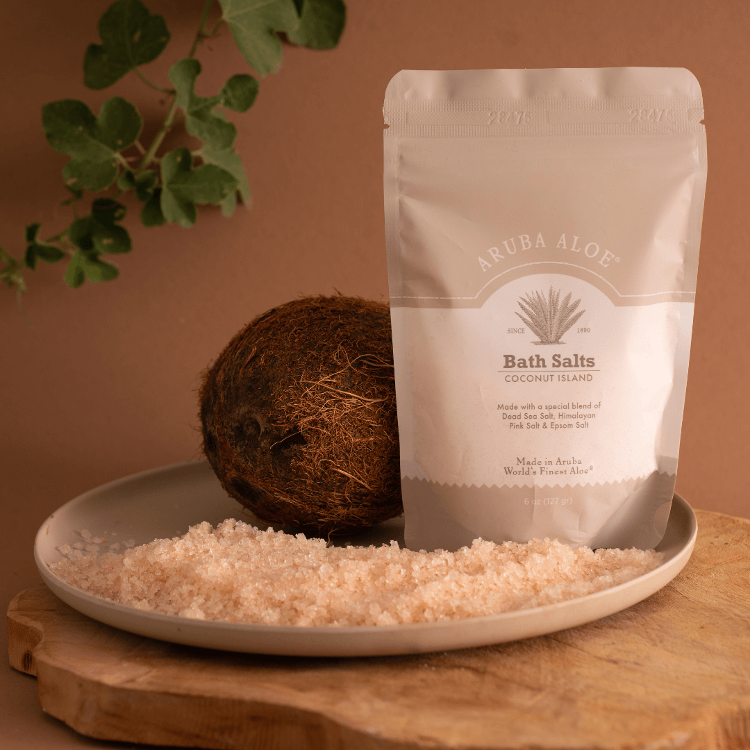 Coconut Island Bath Salt | Royal Aruba Aloe– Aruba Aloe EU